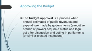 Budget cycle | PPTX