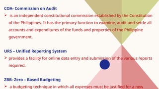 Budget Cycle in the Philippines- Public Fiscal Administration | PPTX