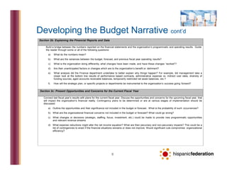 Nonprofit Budget Development | PPTX