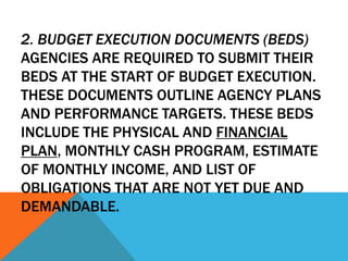 Budget execution | PPTX