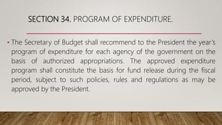 Budget execution presentation pa 613 | PPTX