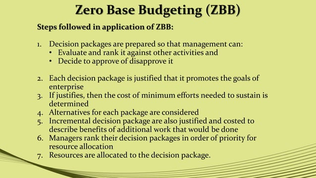 Budget Classification | PPTX