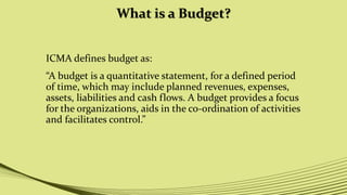 Budget Classification | PPTX