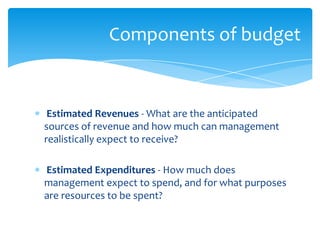 Budget guidelines | PPT