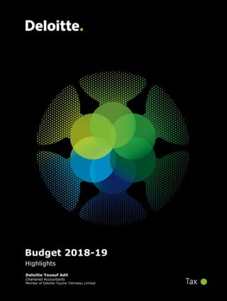 Budget highlights 2018 19 | PDF | Business Accounting & Finance | Business