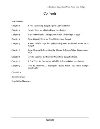 Budget home decorating_tips | PDF