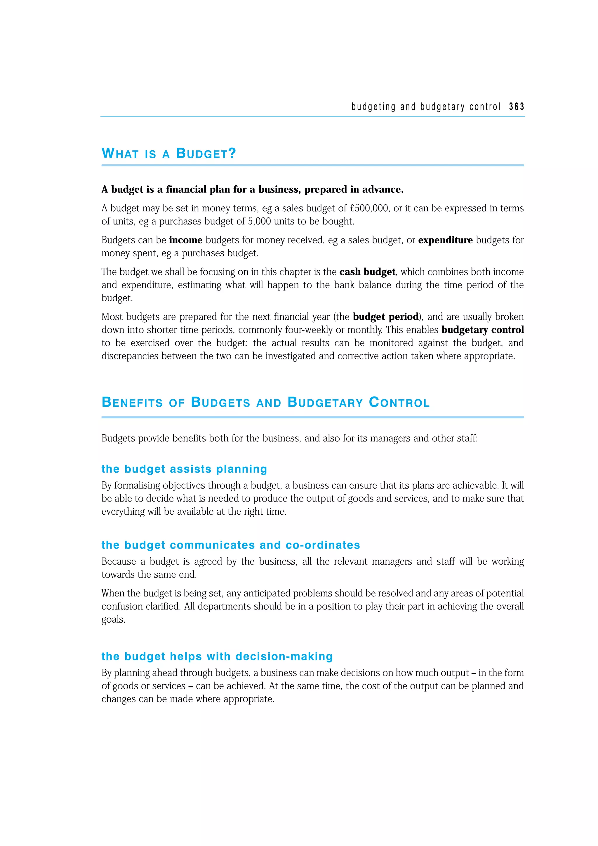 Budgeting and Budgetary Control | PDF