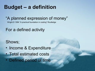 Budgeting | PPT
