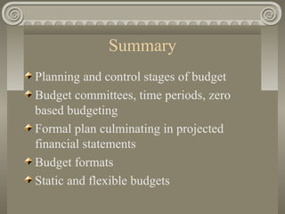 Budgeting | PPT