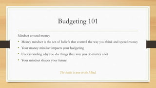 Budgeting | PPTX