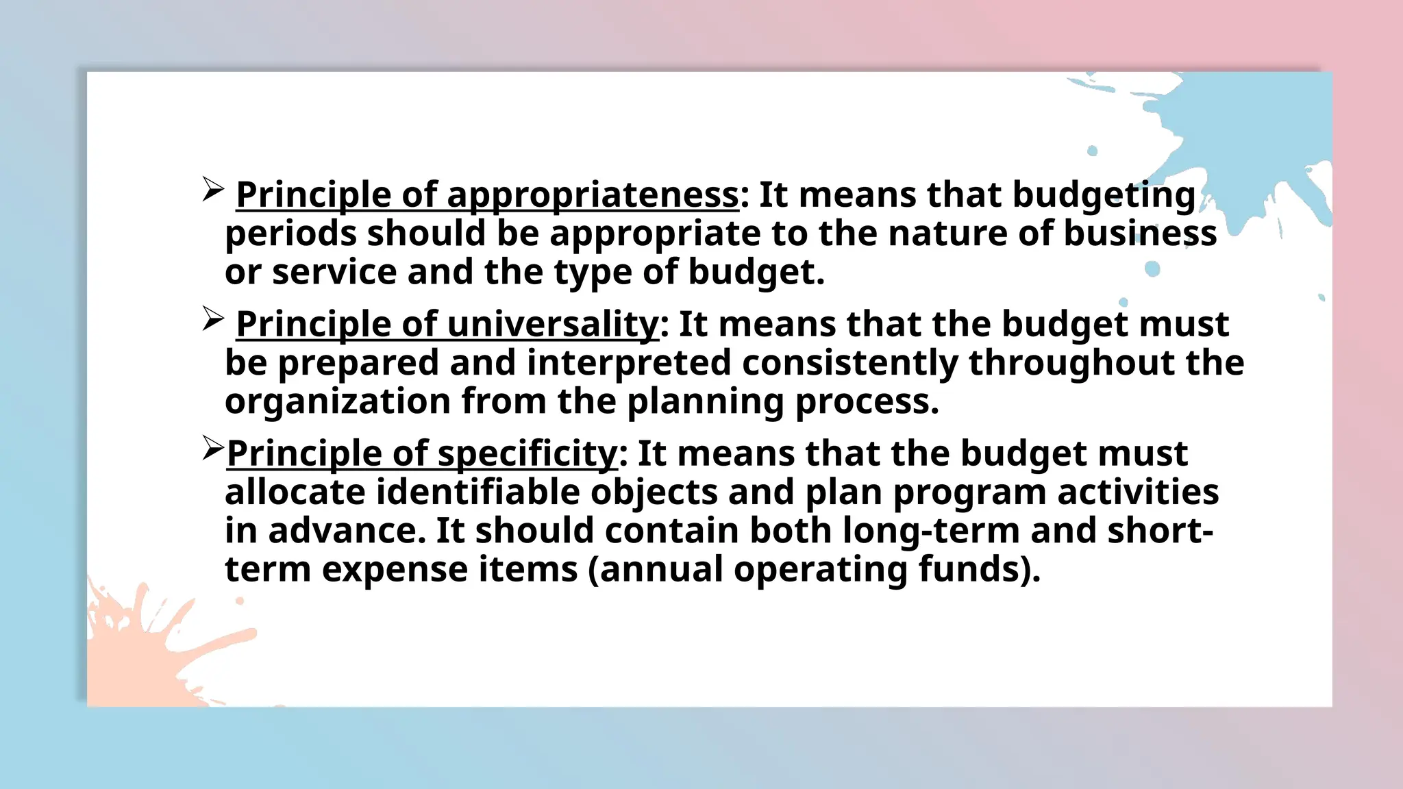 Budgeting, Objectives of budgeting, principal of budgeting , Types of budgeting, Functions of ...