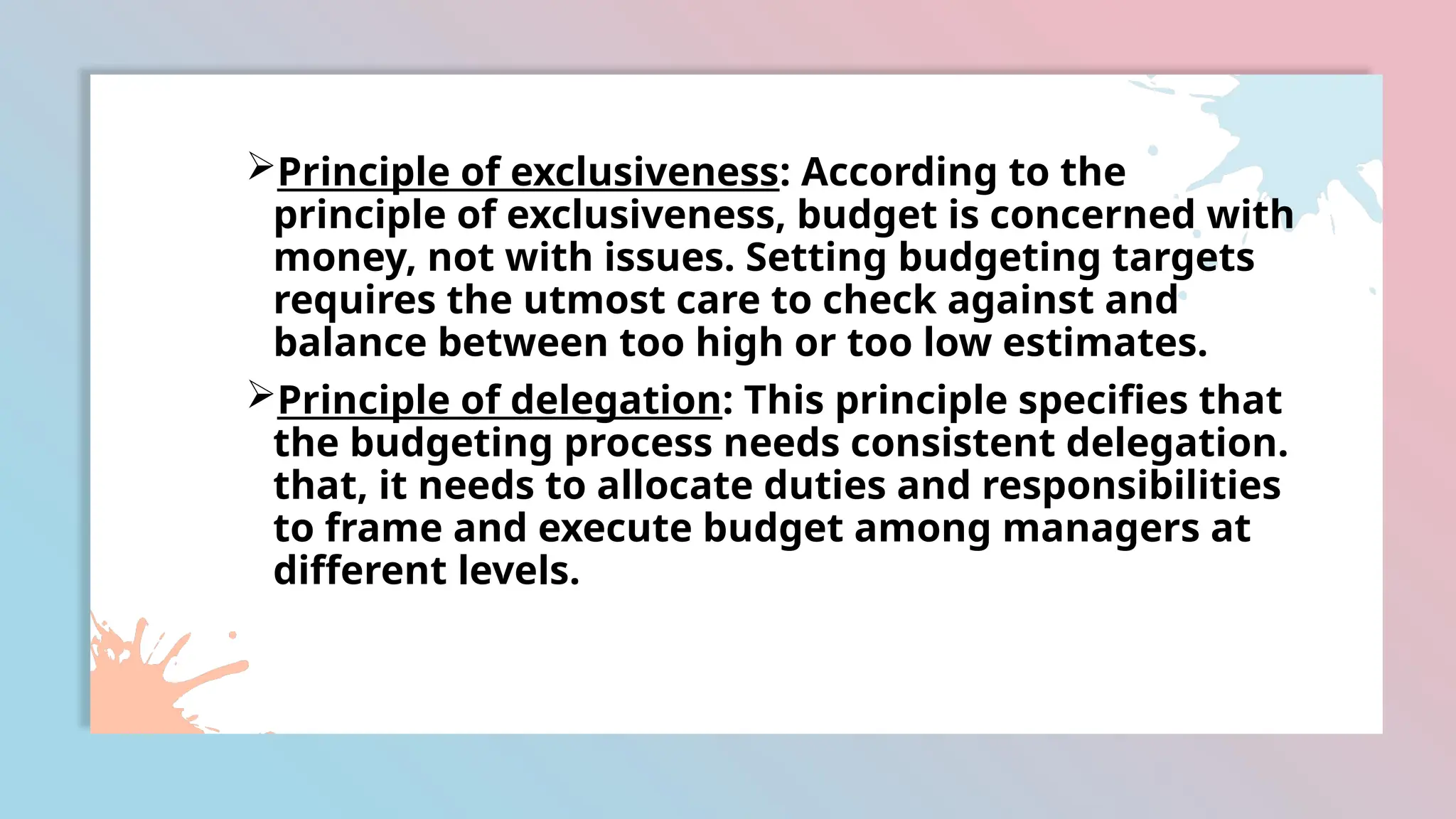 Budgeting, Objectives of budgeting, principal of budgeting , Types of ...