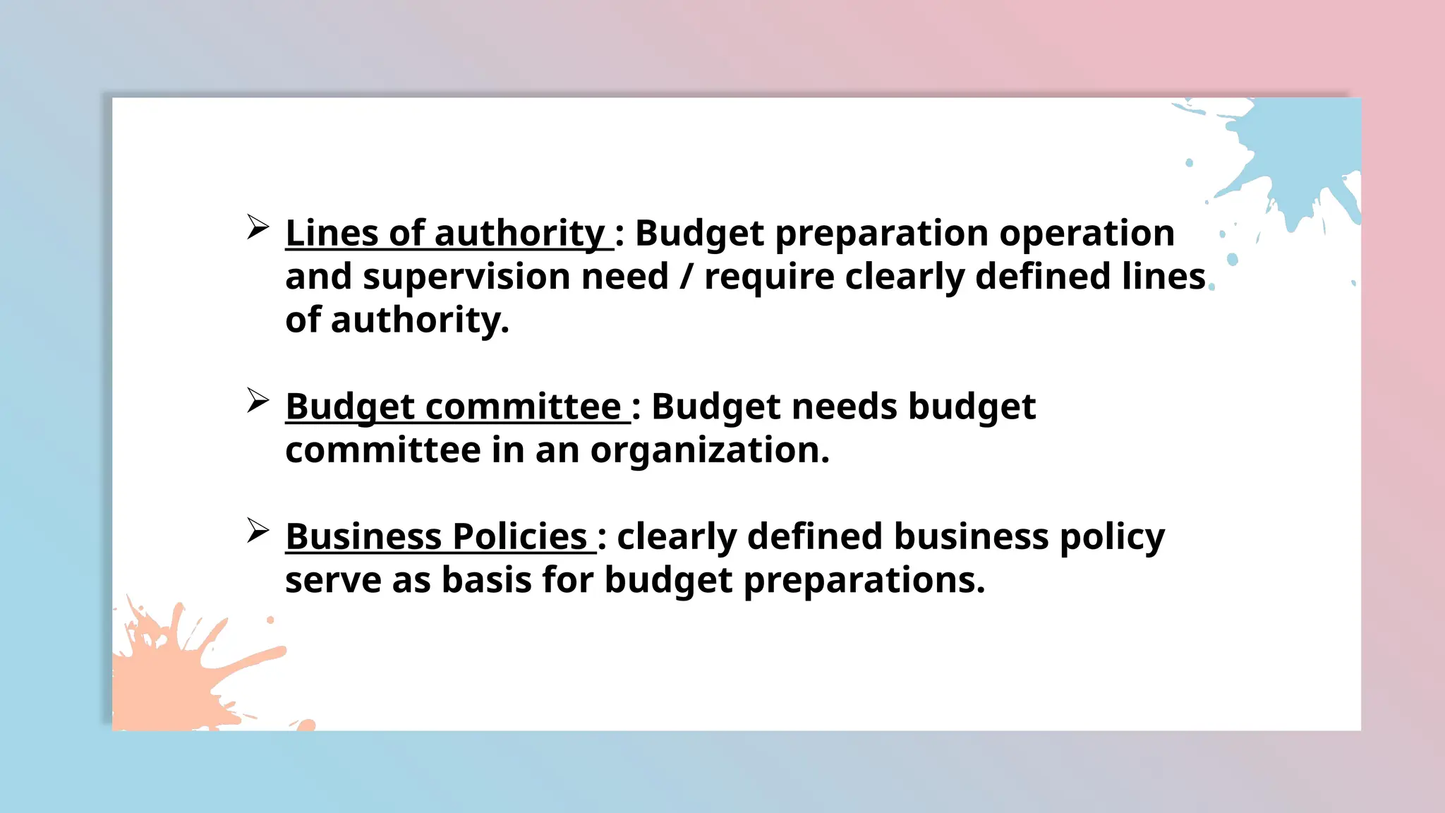 Budgeting, Objectives of budgeting, principal of budgeting , Types of ...