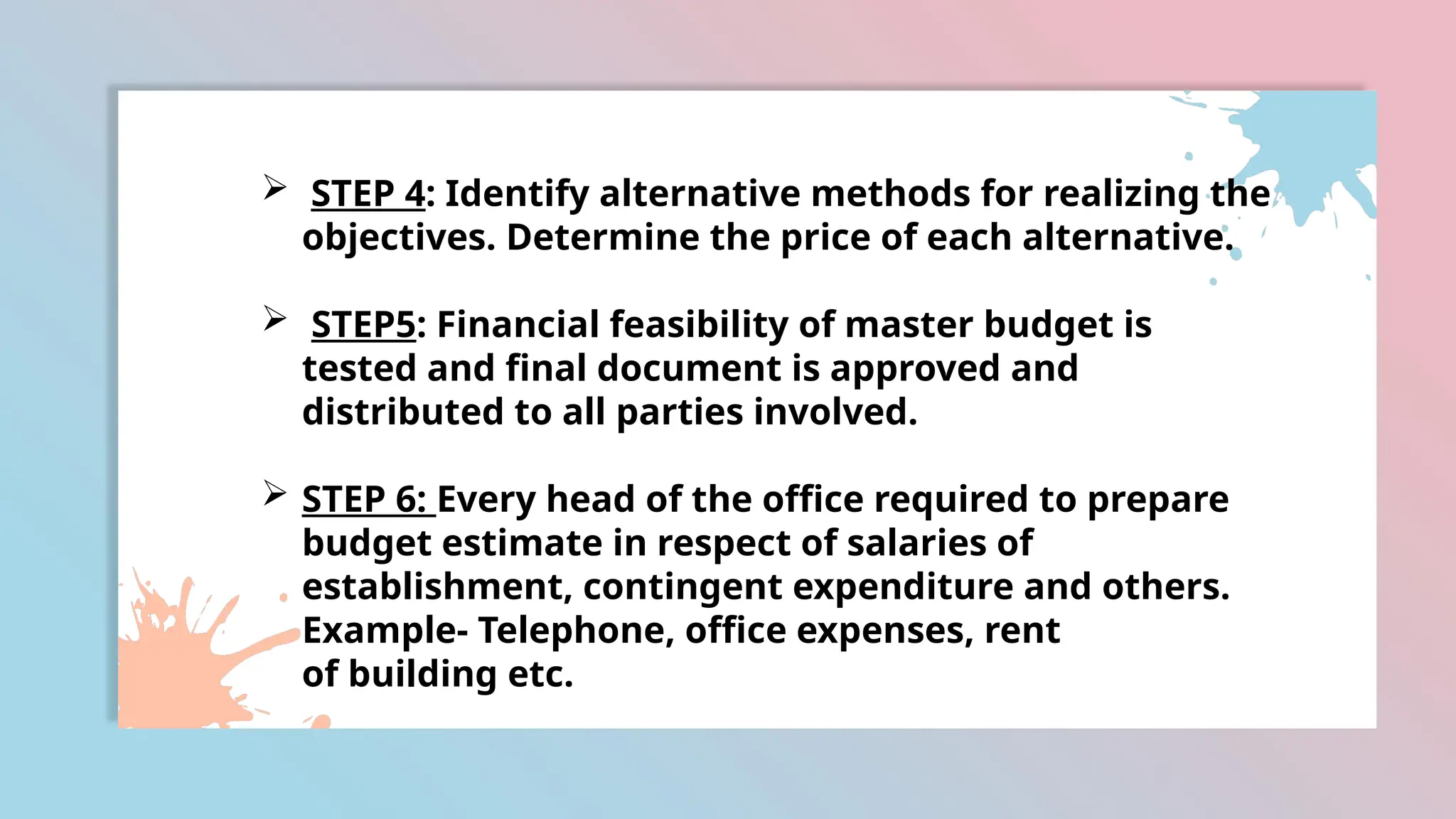 Budgeting, Objectives of budgeting, principal of budgeting , Types of ...