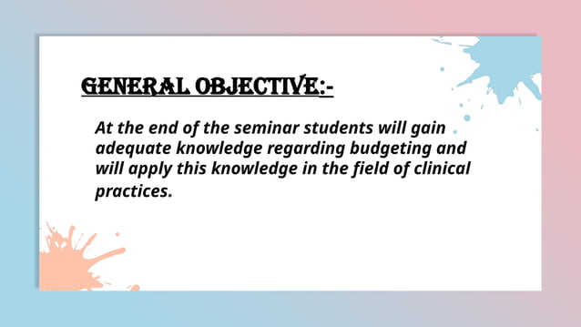Budgeting, Objectives of budgeting, principal of budgeting , Types of ...