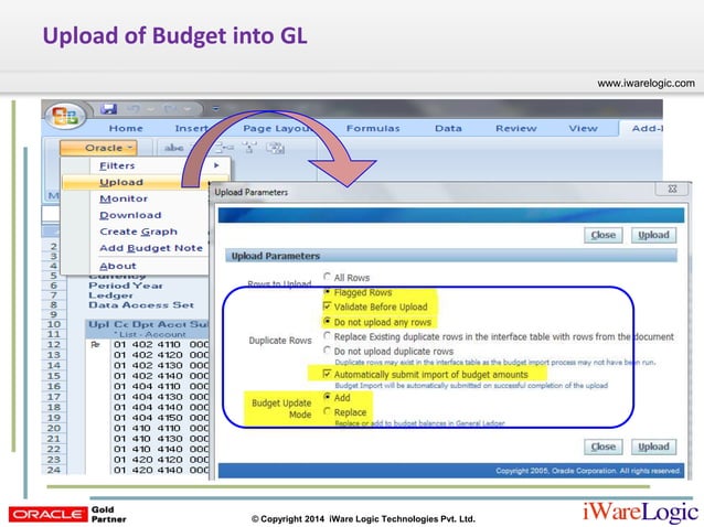 Webcast: BUDGETING - R12.1.3 ORACLE GENERAL LEDGER | PPTX