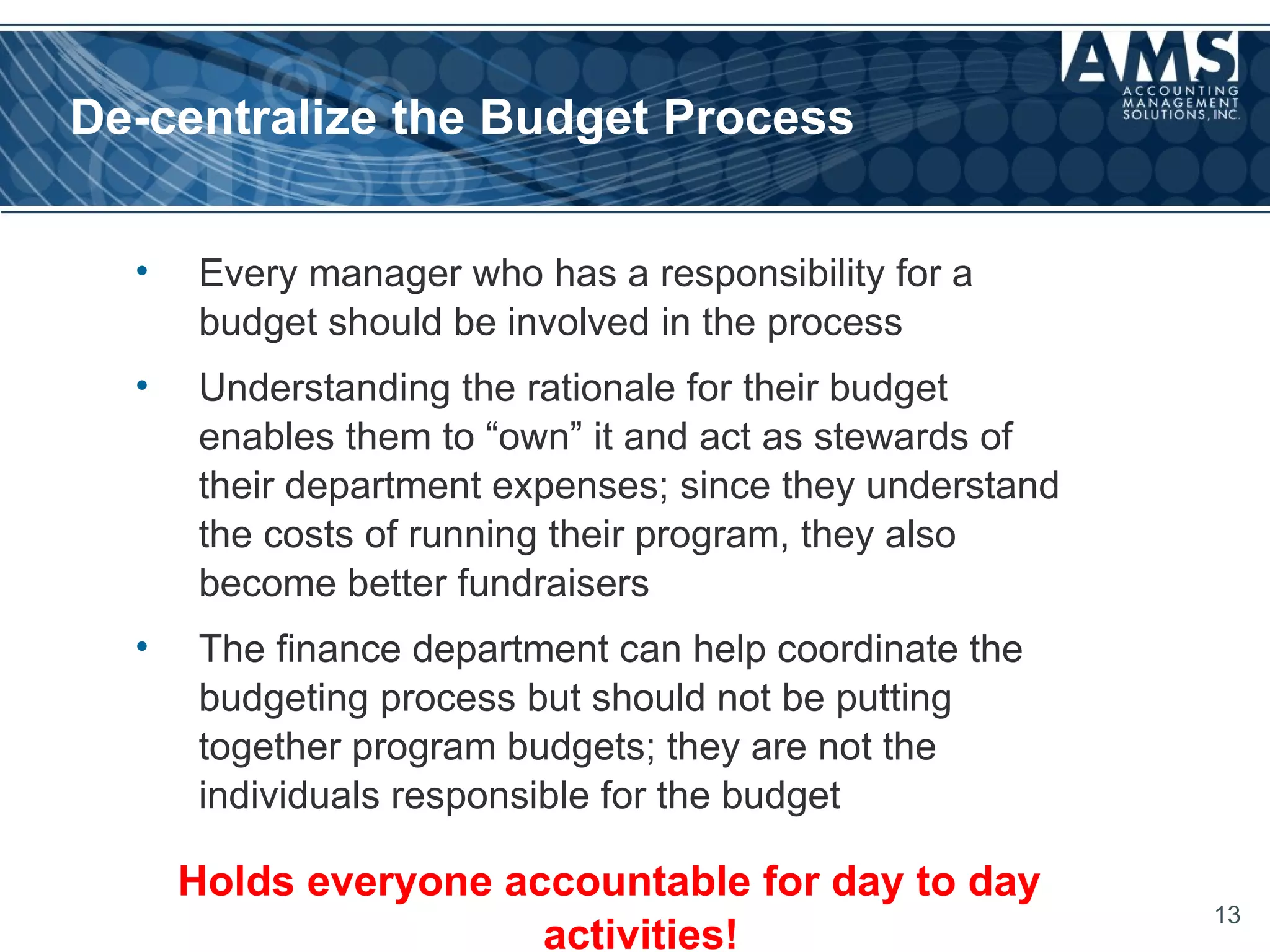 Budgeting 101 for Nonprofits | PPT