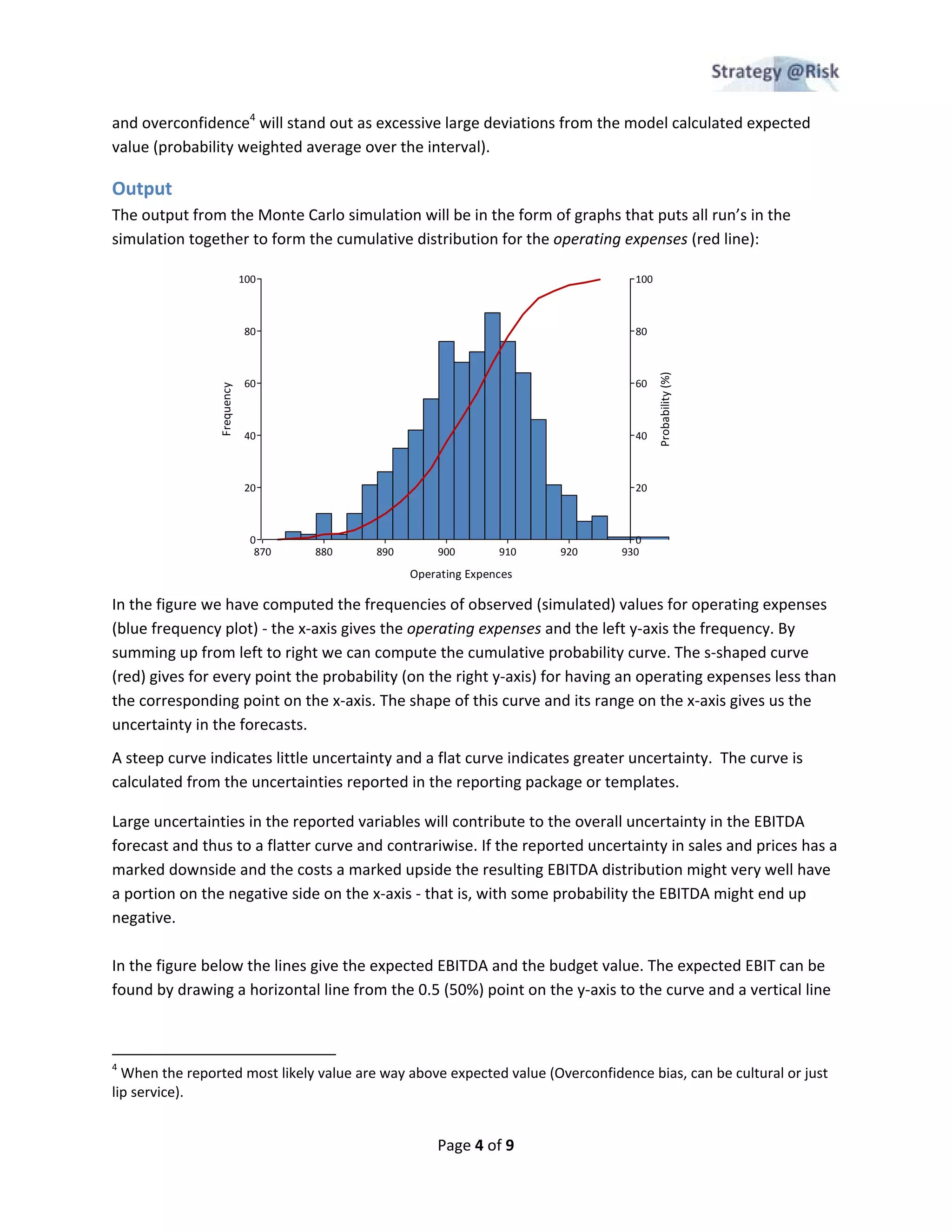 Budgeting with Monte Carlo simulation models | PDF