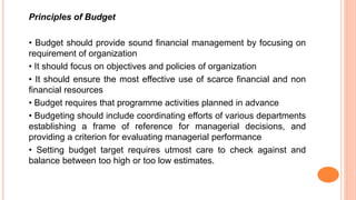 BUDGETING2.pptx | Business Accounting & Finance | Business