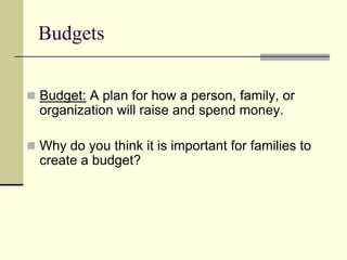 Budgeting and Financial Planning | PPTX