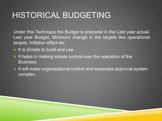 Budgeting and it’s use in business | PPT