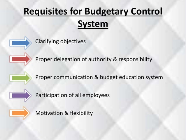 Budget, Budgeting & budgetary control | PPTX