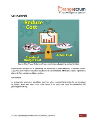 Budgeting & cost control | PDF