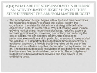 Budgeting for Planning and Control - 4AKMA | PPT