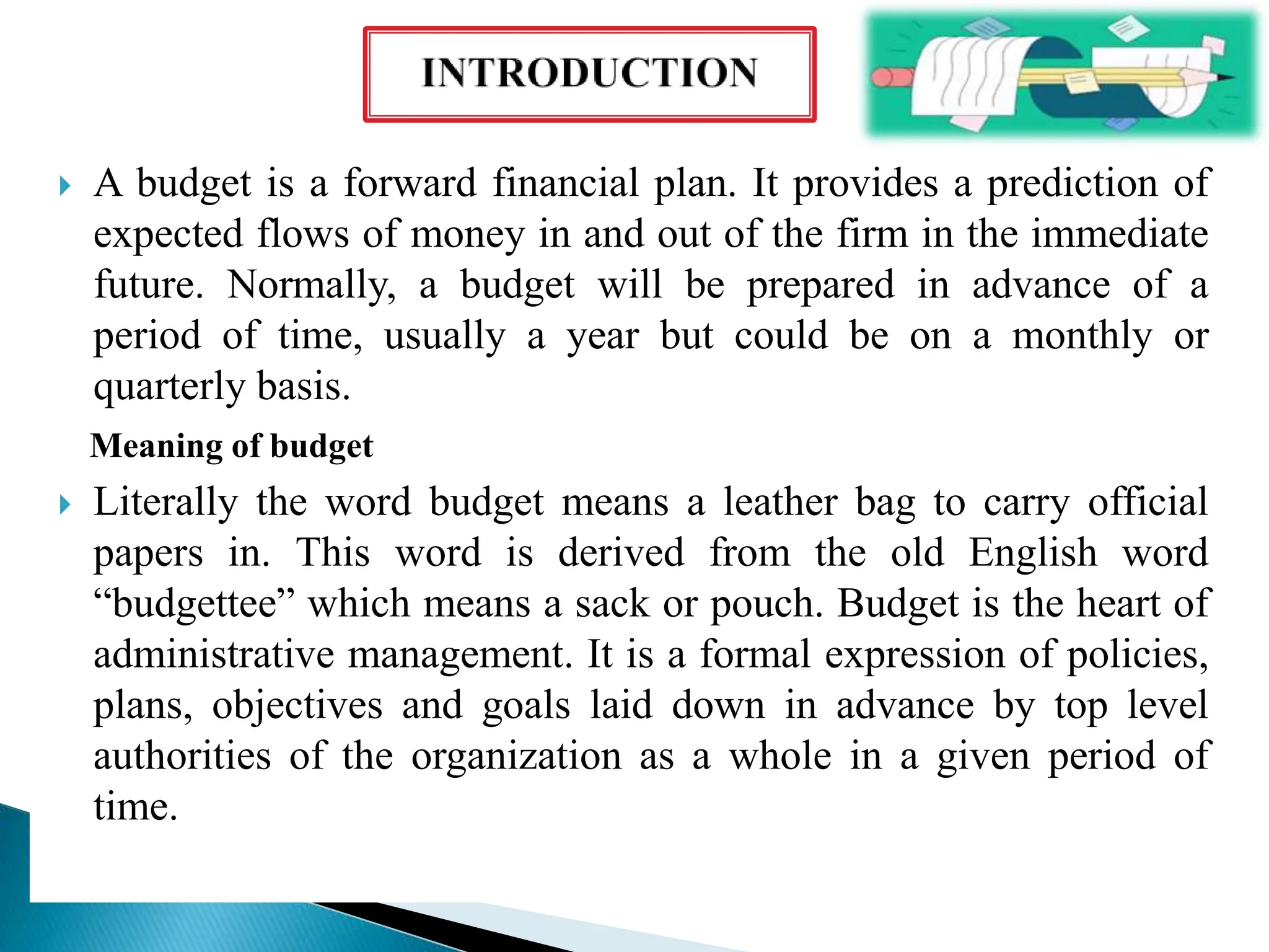 budgeting for various units and levels.pptx