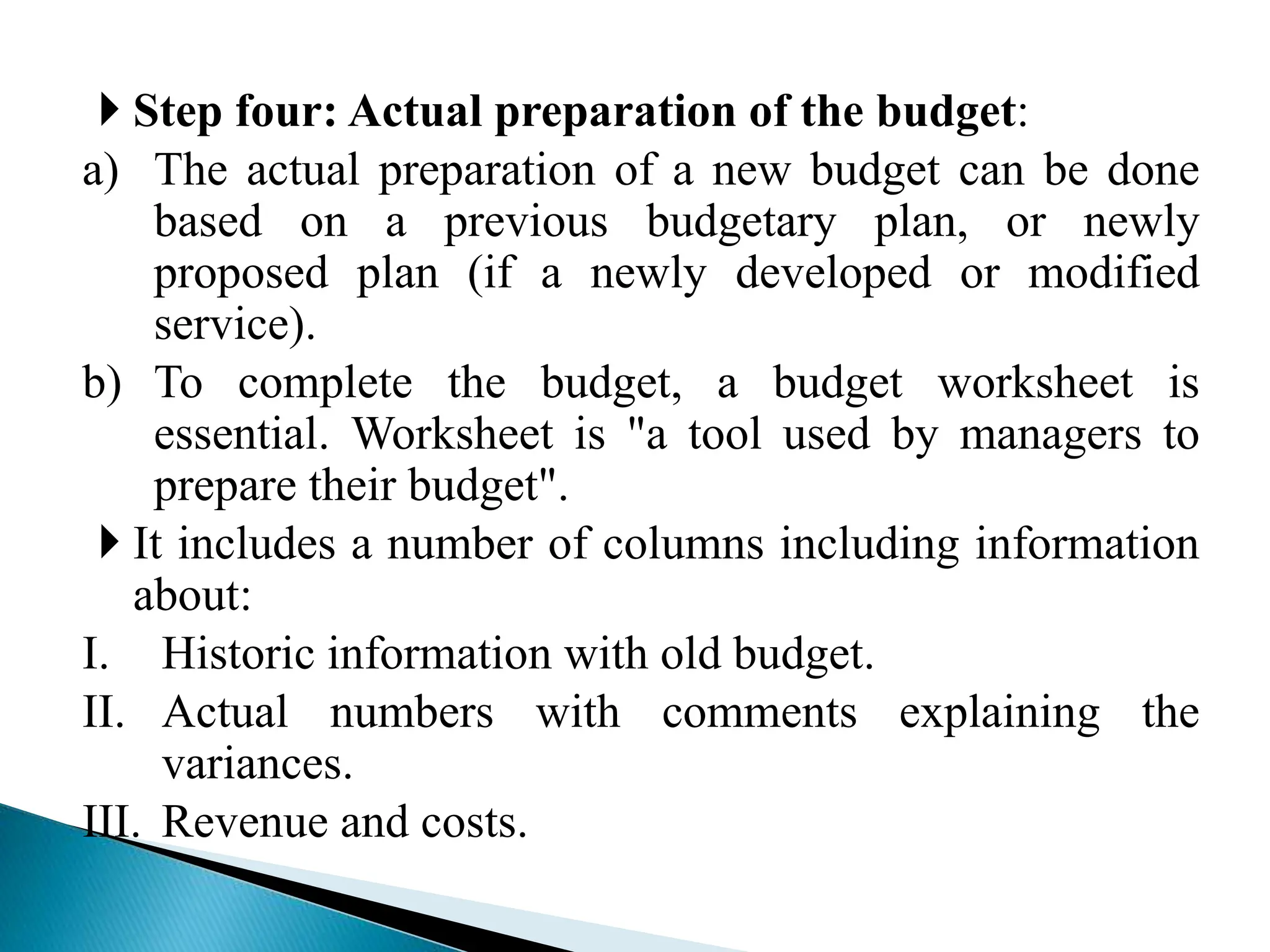 budgeting for various units and levels.pptx
