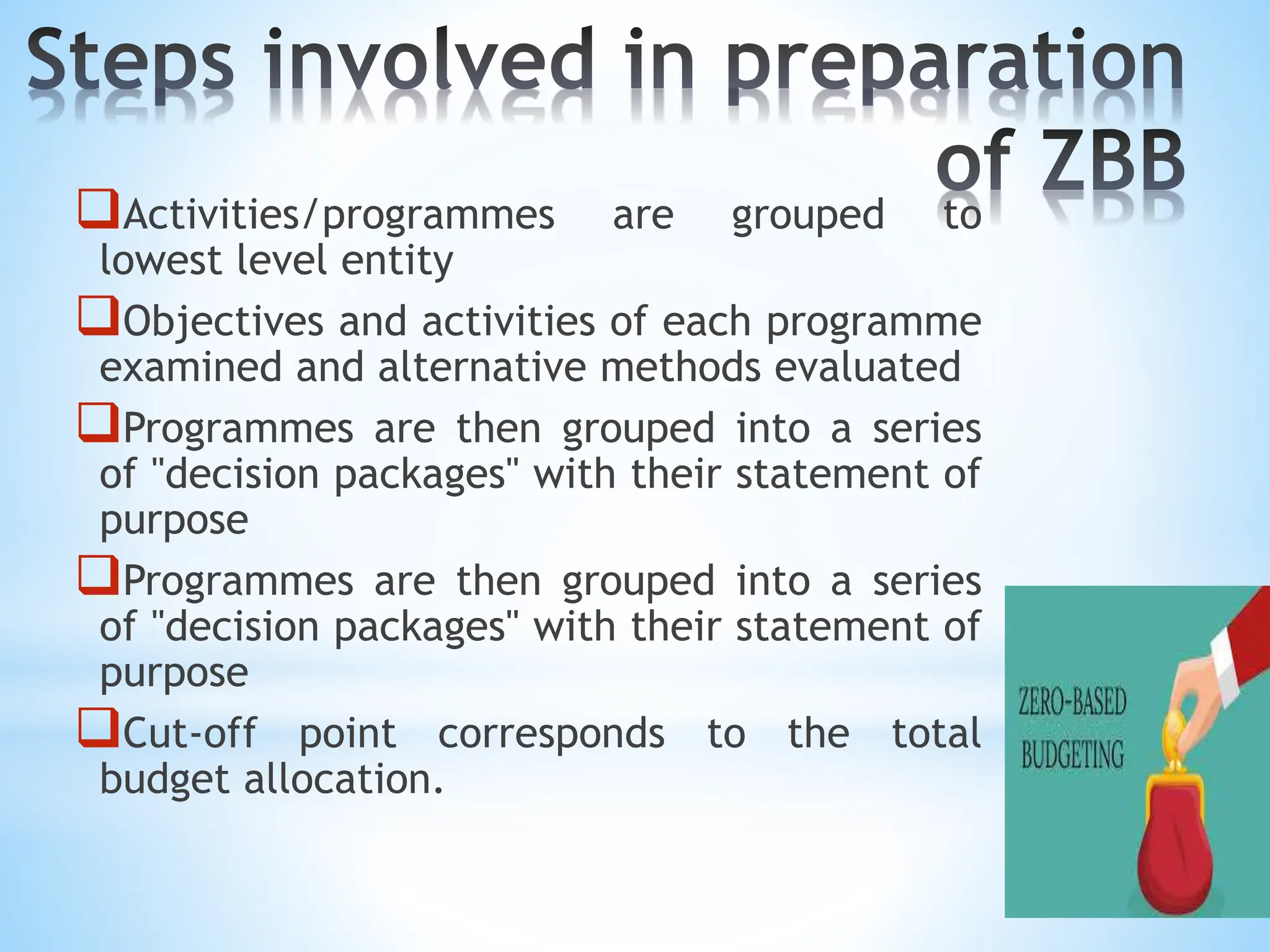 Budgeting methods & Techniques, Different types of budgeting. | PPTX