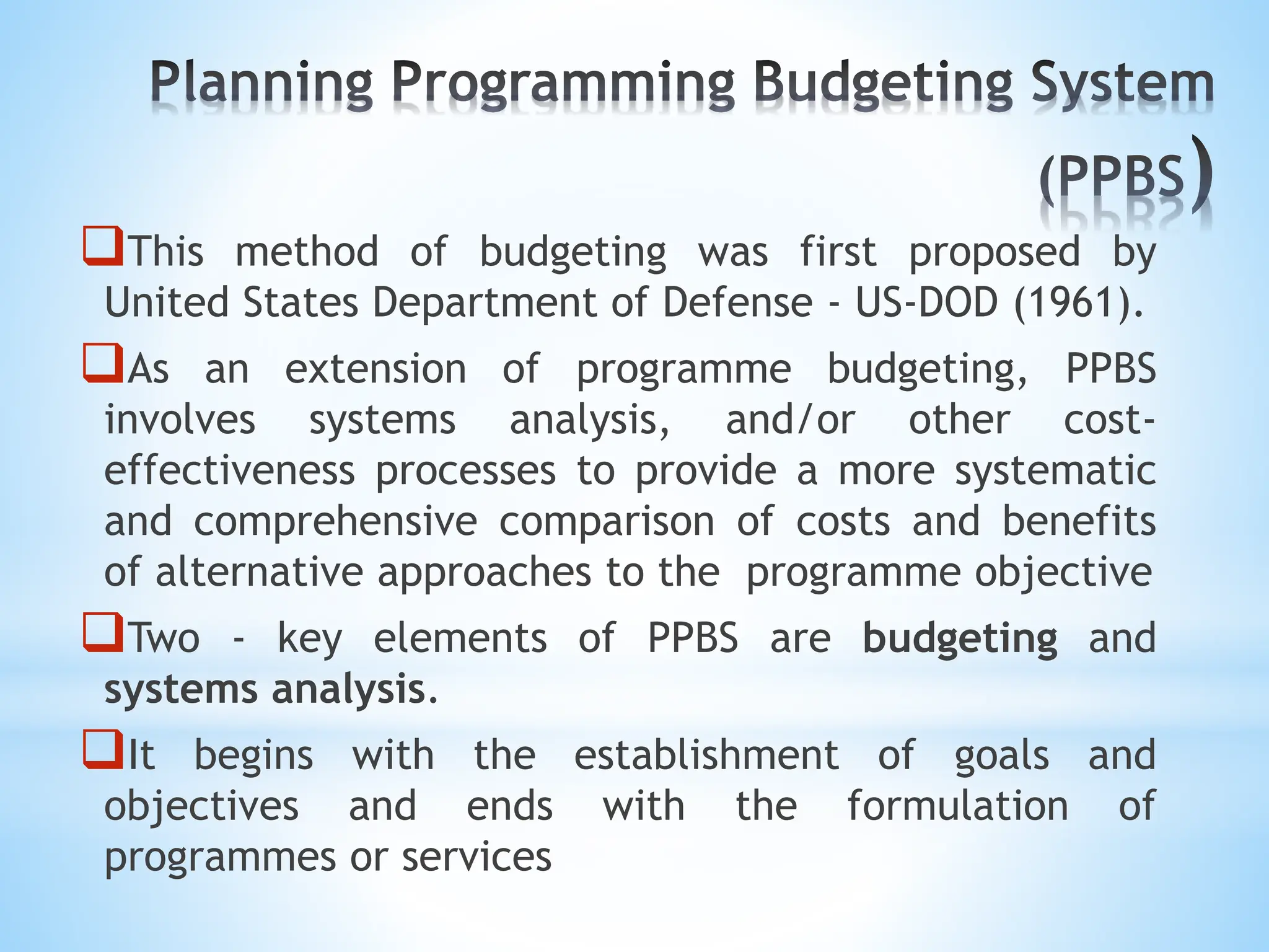 Budgeting methods & Techniques, Different types of budgeting. | PPTX