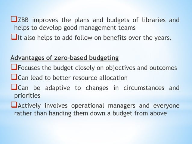 Budgeting methods & Techniques, Different types of budgeting. | PPTX