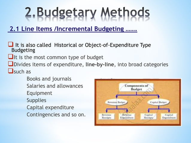 Budgeting methods & Techniques, Different types of budgeting. | PPTX