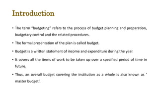 Budgeting | PPTX