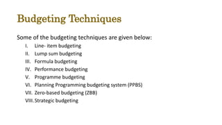 Budgeting | PPTX