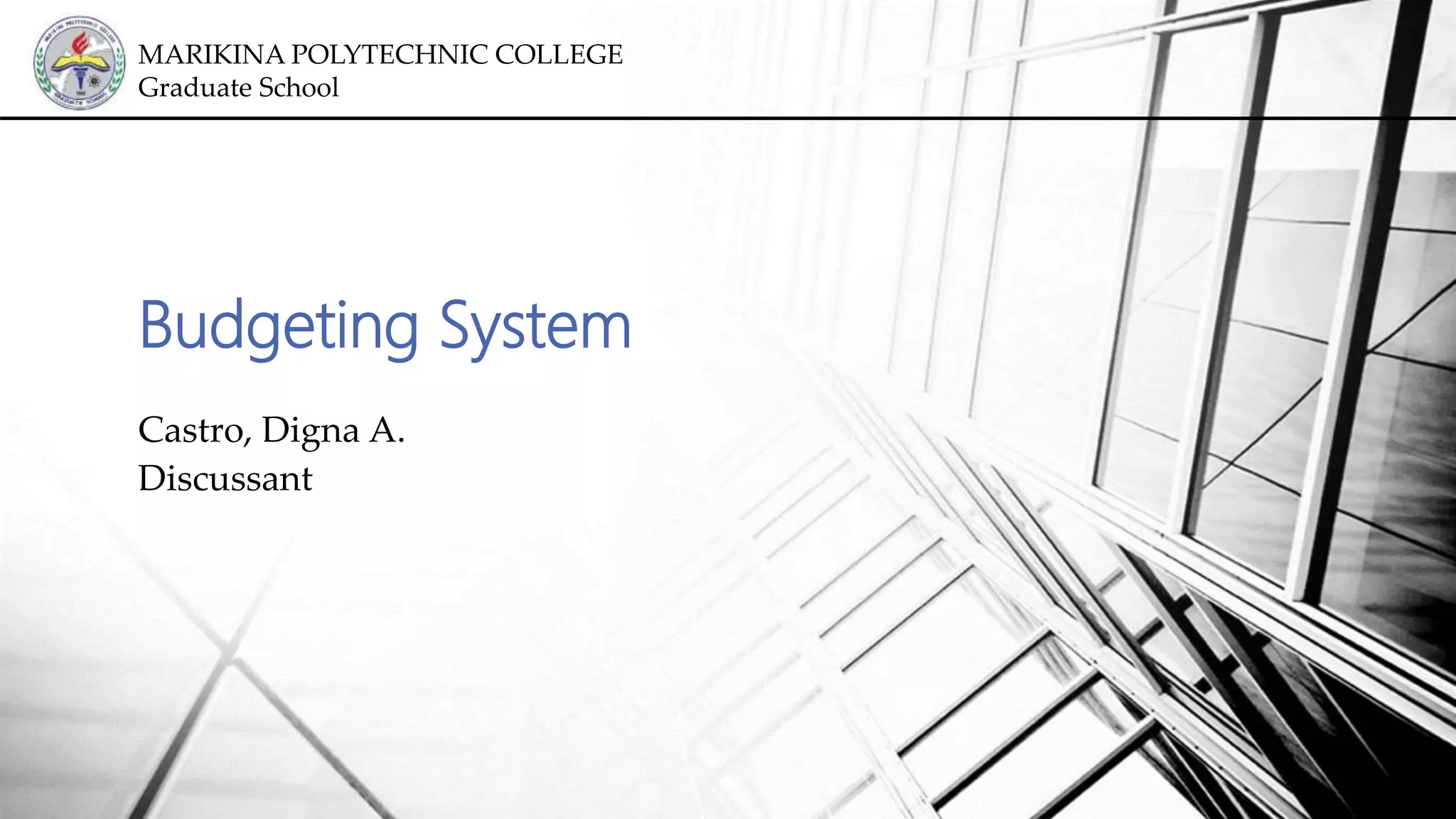 Budgeting system, Line-Item, Lump sum and PPBS | PPTX