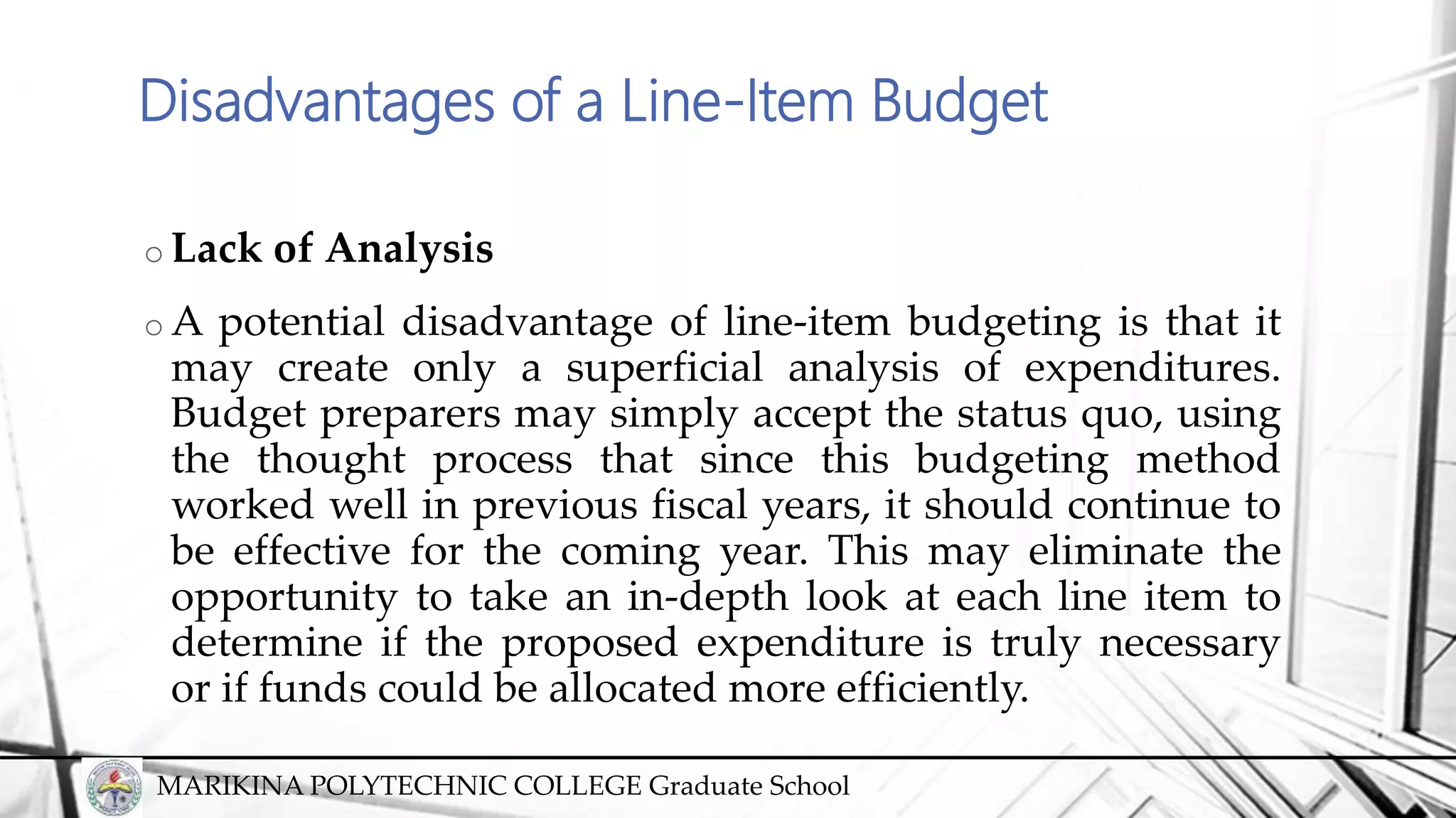 Budgeting system, Line-Item, Lump sum and PPBS | PPTX