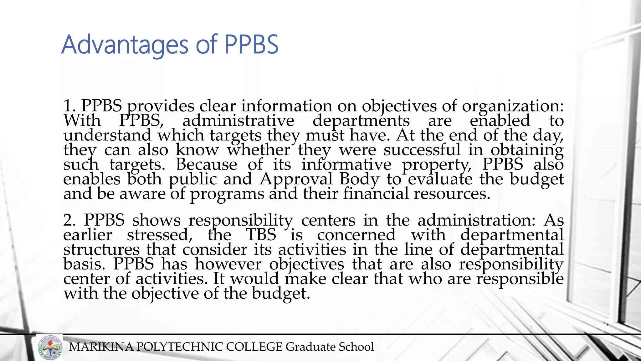Budgeting system, Line-Item, Lump sum and PPBS | PPTX