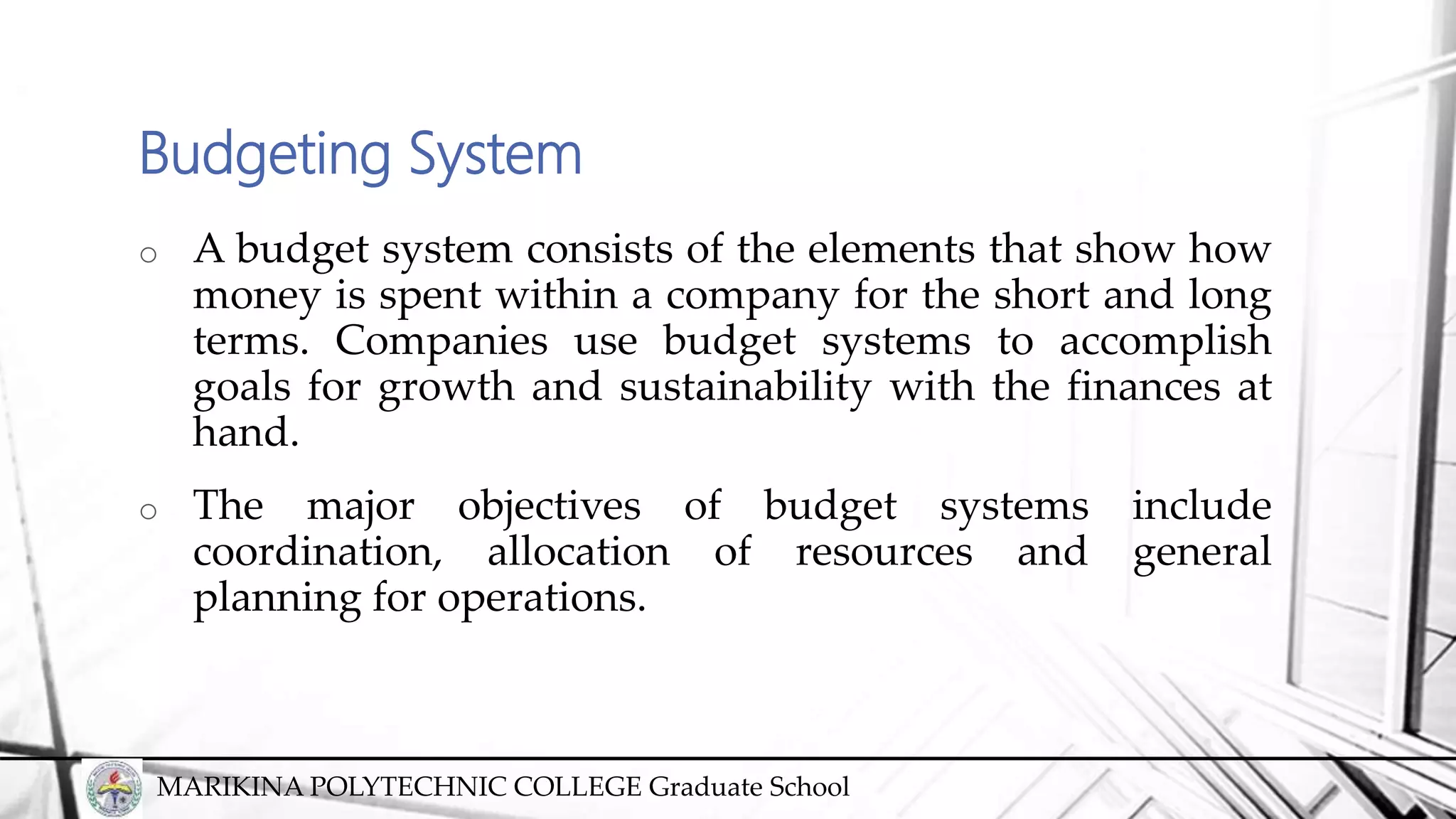 Budgeting system, Line-Item, Lump sum and PPBS | PPTX