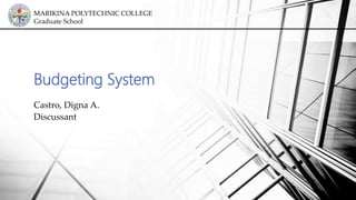 Budgeting system, Line-Item, Lump sum and PPBS | PPTX