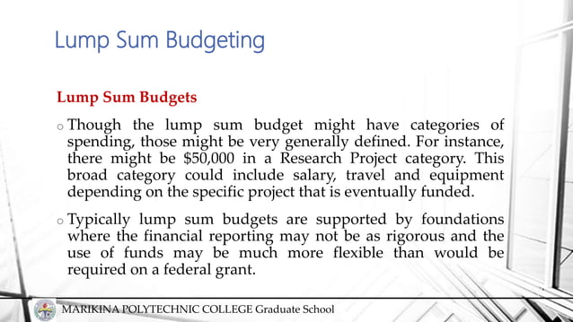 Budgeting system, Line-Item, Lump sum and PPBS | PPTX | Student ...