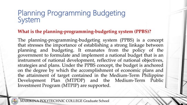 Budgeting system, Line-Item, Lump sum and PPBS | PPTX | Student ...