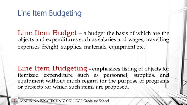 Budgeting system, Line-Item, Lump sum and PPBS | PPTX | Student ...