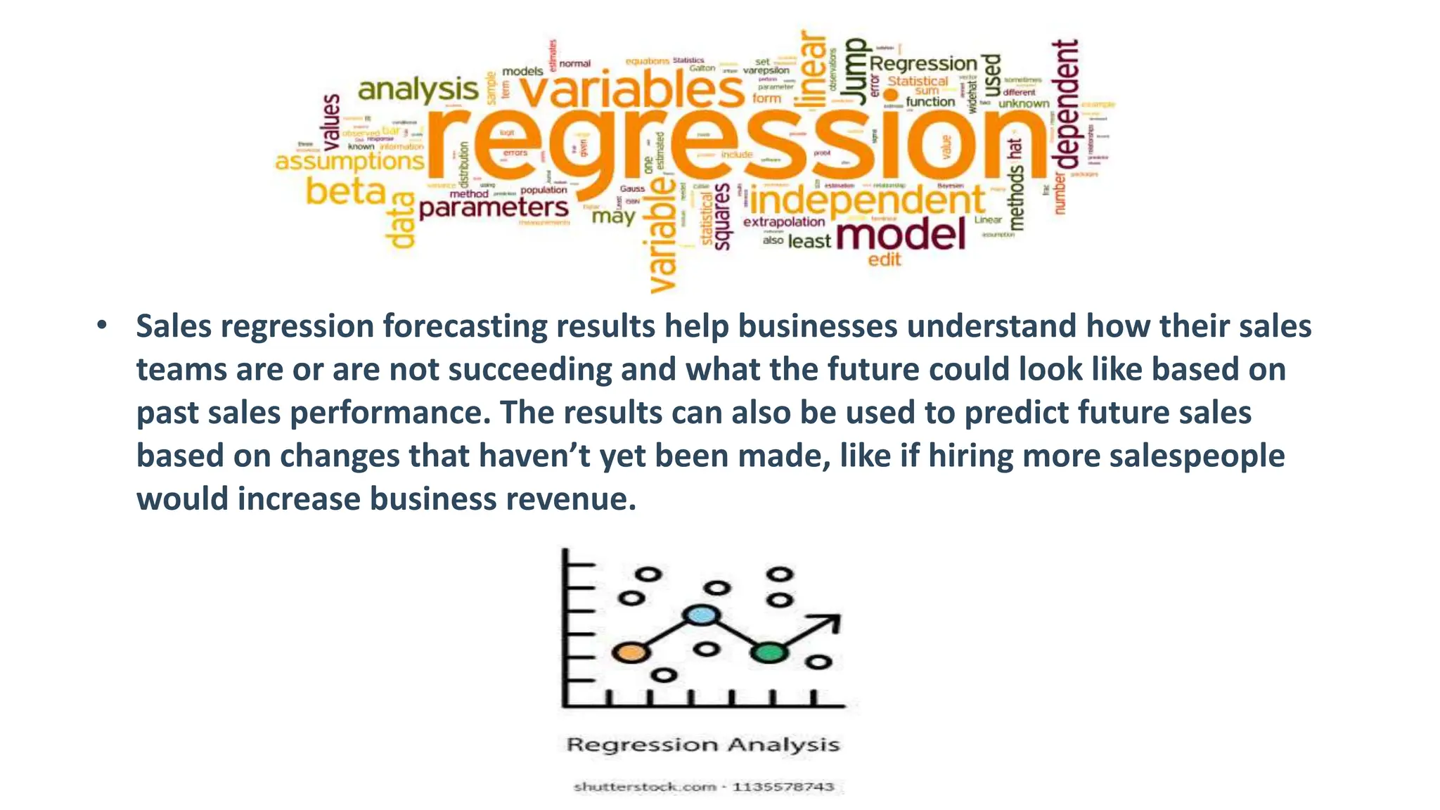 Regression Analysis Popular Sales Forecast System Pptx
