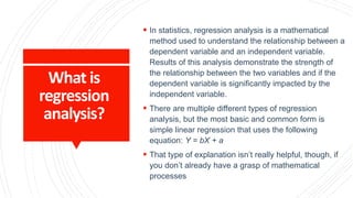 Regression analysis: popular sales forecast system .pptx | Free Download
