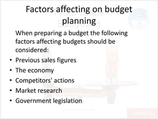 Budgeting | PPT