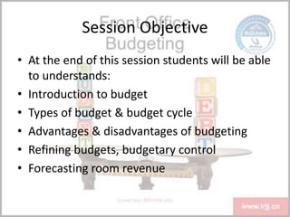 Budgeting Unit II.ppt