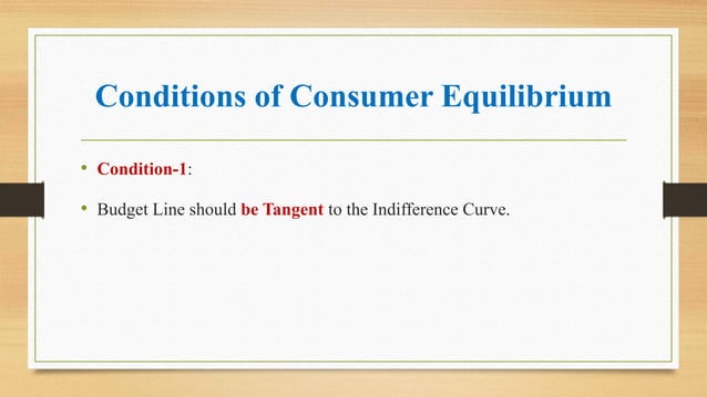 Budget line and consumer's equilibrium | PDF