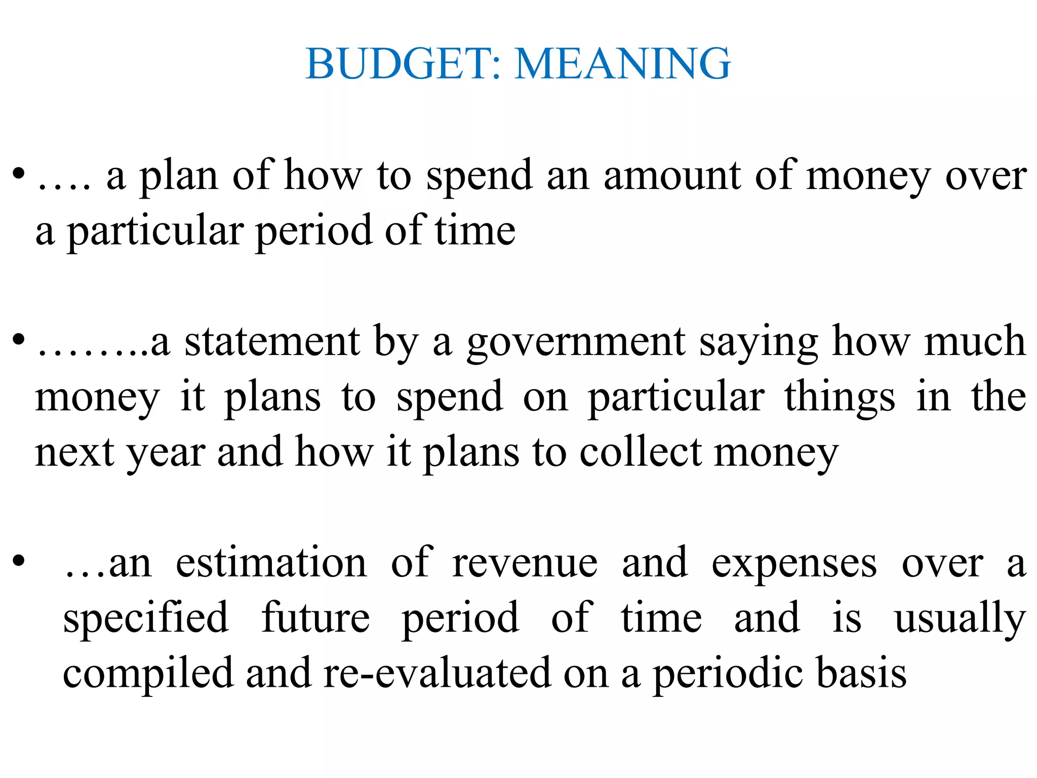 BUDGET MEANING.ppt